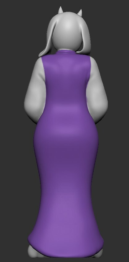 ArtStation - Toriel Undertale Character 3D Print | Resources