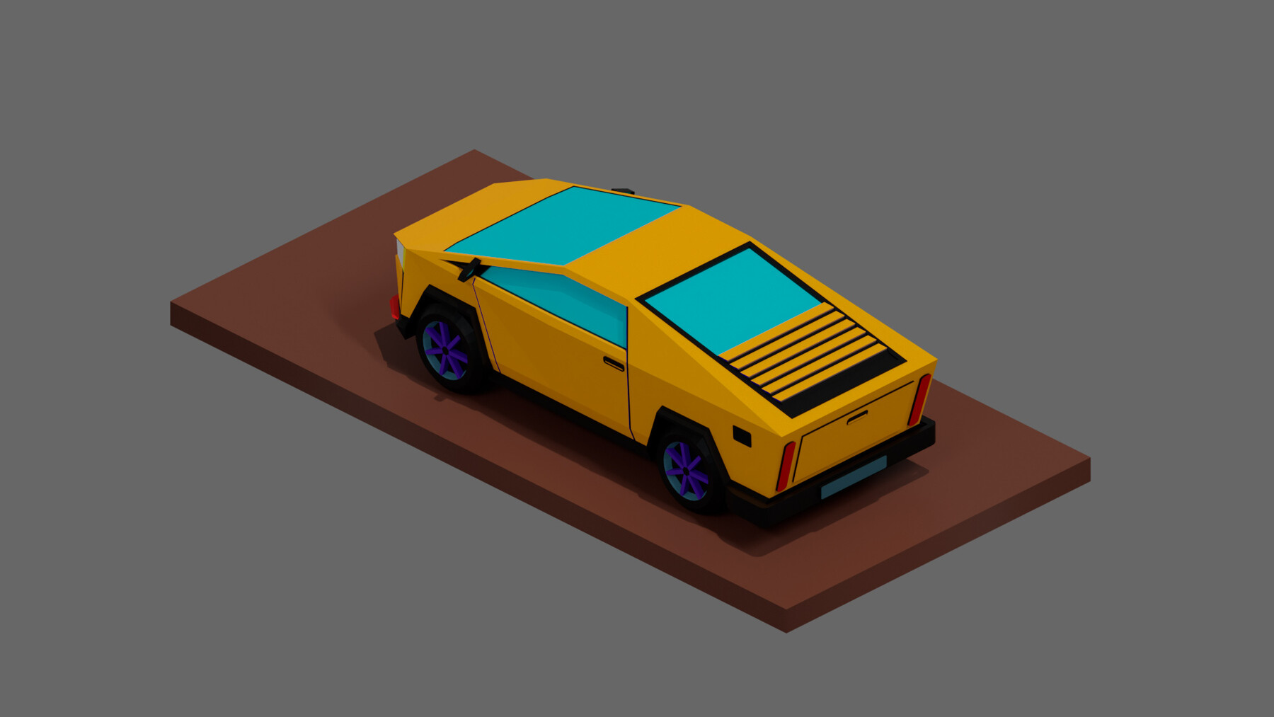ArtStation - 12 unique cars Low-poly 3D model | Game Assets