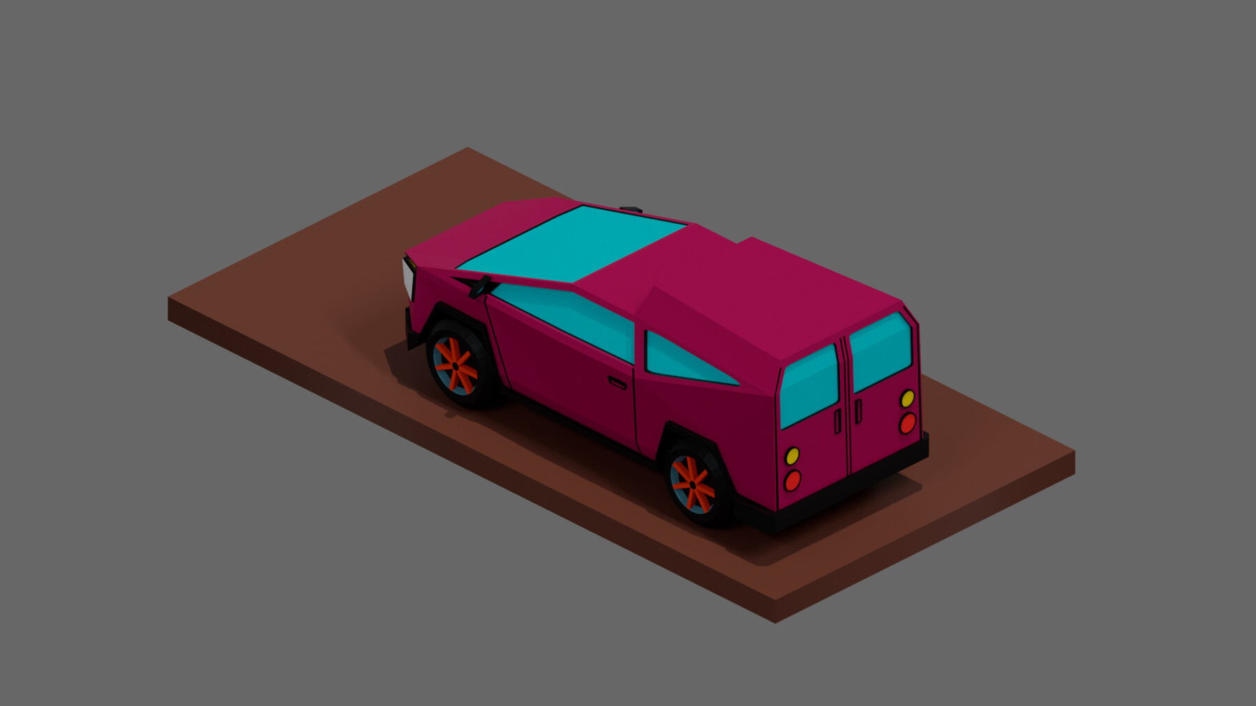 ArtStation - 12 unique cars Low-poly 3D model | Game Assets