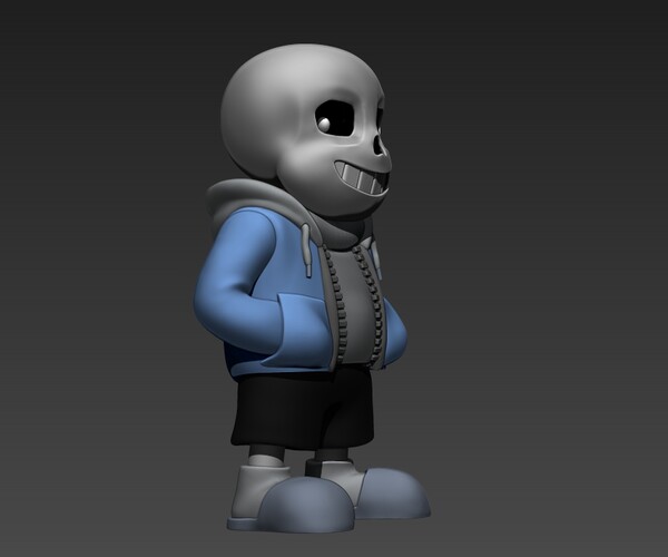 ArtStation - Sans Undertale Character 3D Print | Resources