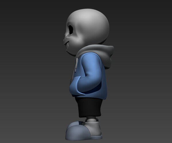 ArtStation - Sans Undertale Character 3D Print | Resources