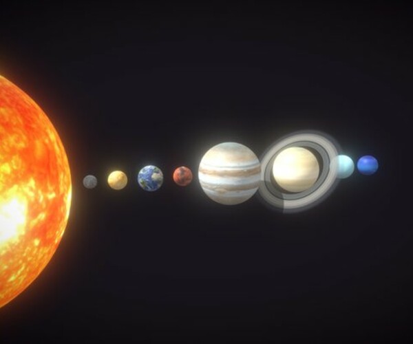 ArtStation - Photorealistic Solar System 8k Textures 3D Model | Game Assets
