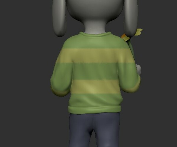 ArtStation - Asriel Undertale Character 3D print | Resources