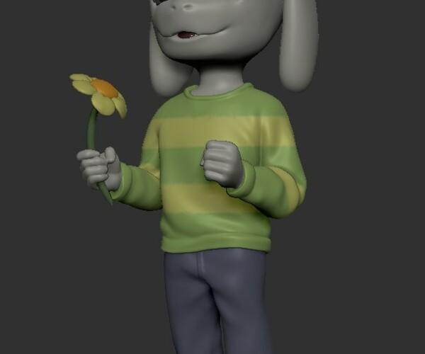 ArtStation - Asriel Undertale Character 3D print | Resources