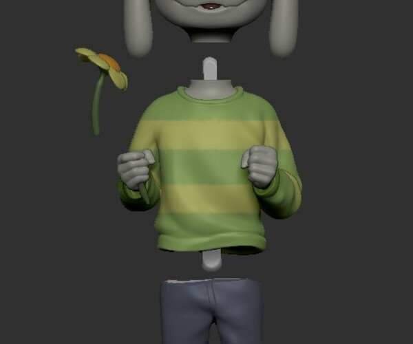 ArtStation - Asriel Undertale Character 3D print | Resources