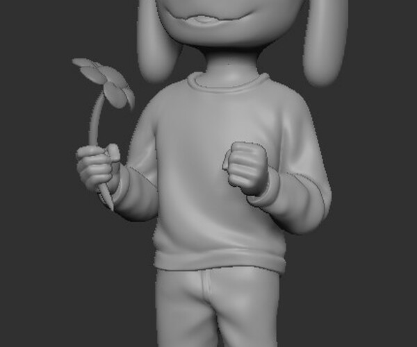 ArtStation - Asriel Undertale Character 3D print | Resources