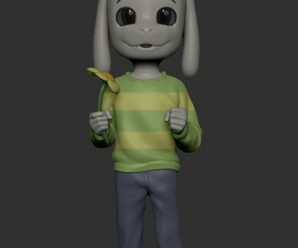 ArtStation - Asriel Undertale Character 3D print | Resources