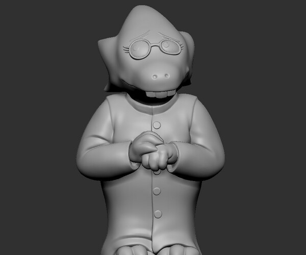 ArtStation - Alphys Undertale Character 3D print | Resources