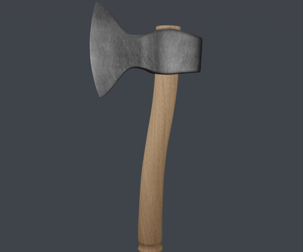 ArtStation - a low - poly model of an axe | Game Assets