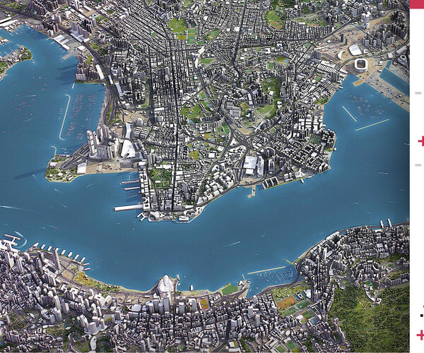 ArtStation - Hong Kong - 3D city model | Resources