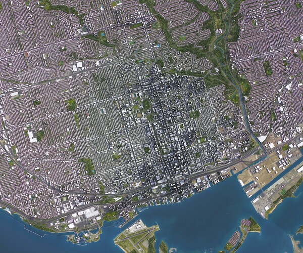 ArtStation - Toronto - 3D city model | Resources