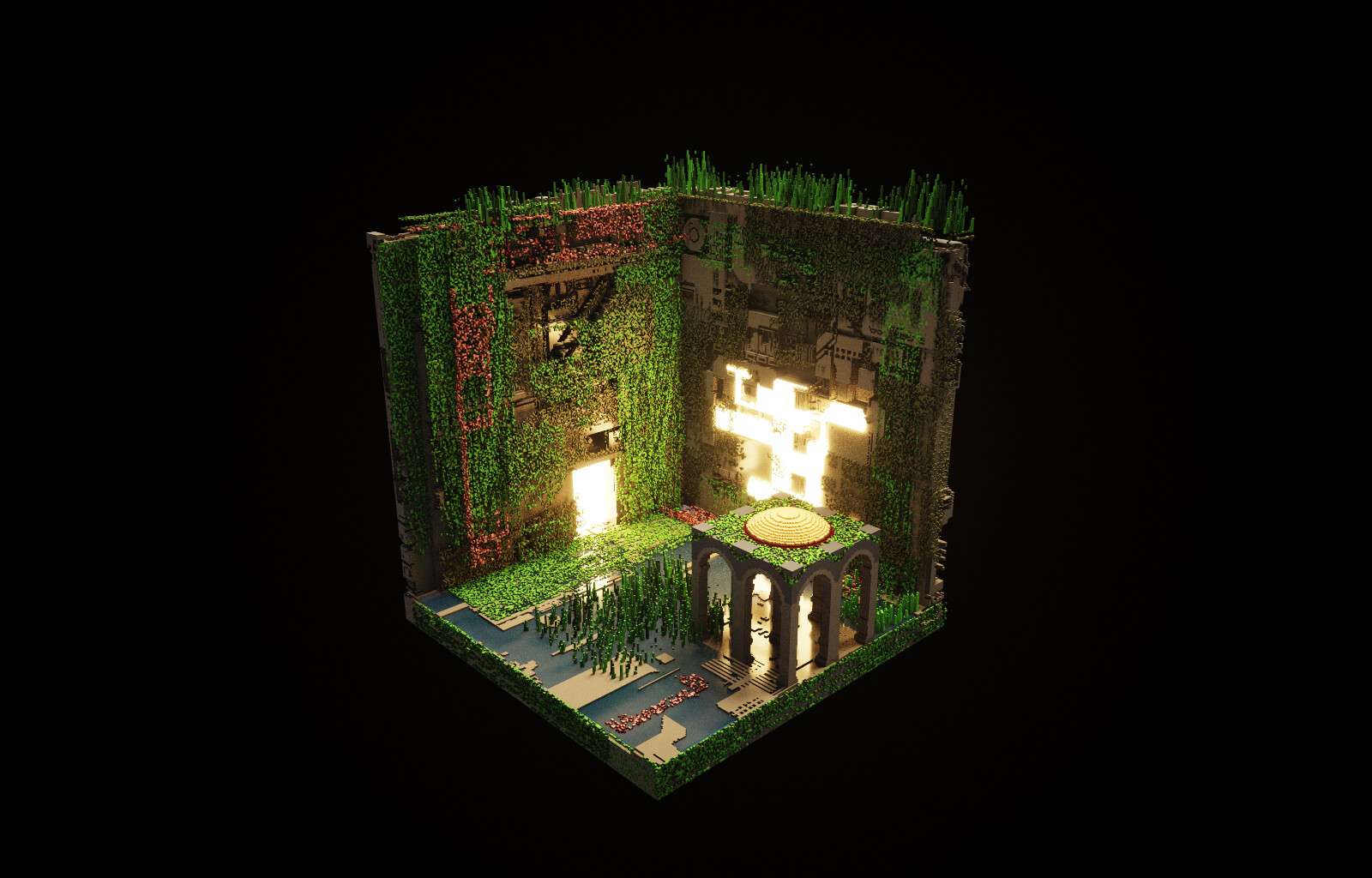 ArtStation - Ruined of Lost Temple | Game Assets