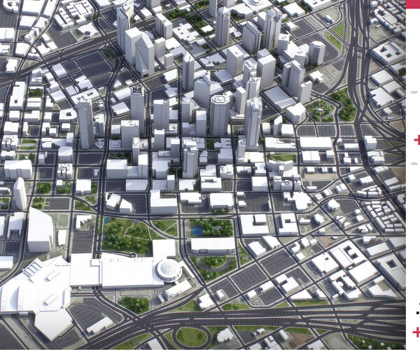 ArtStation - Dallas - 3D city model | Resources