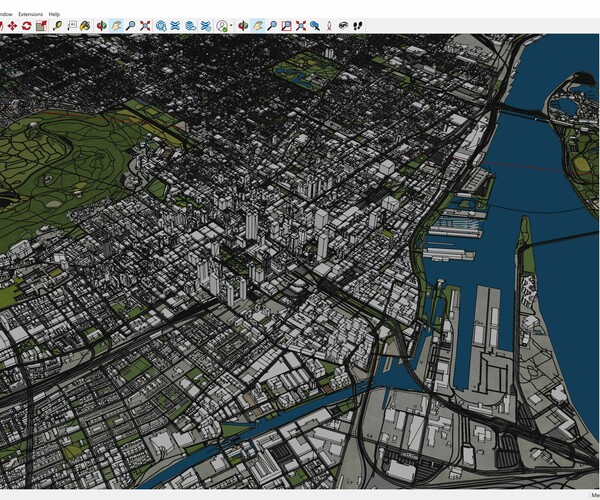ArtStation - Montreal - 3D city model | Resources