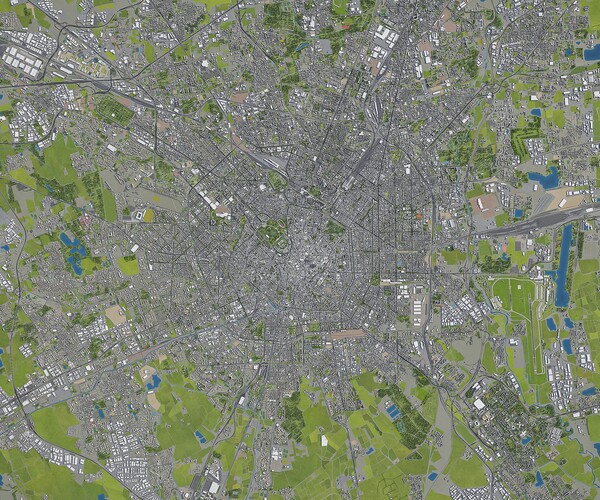 ArtStation - Milan - Milano - 3D city model | Resources