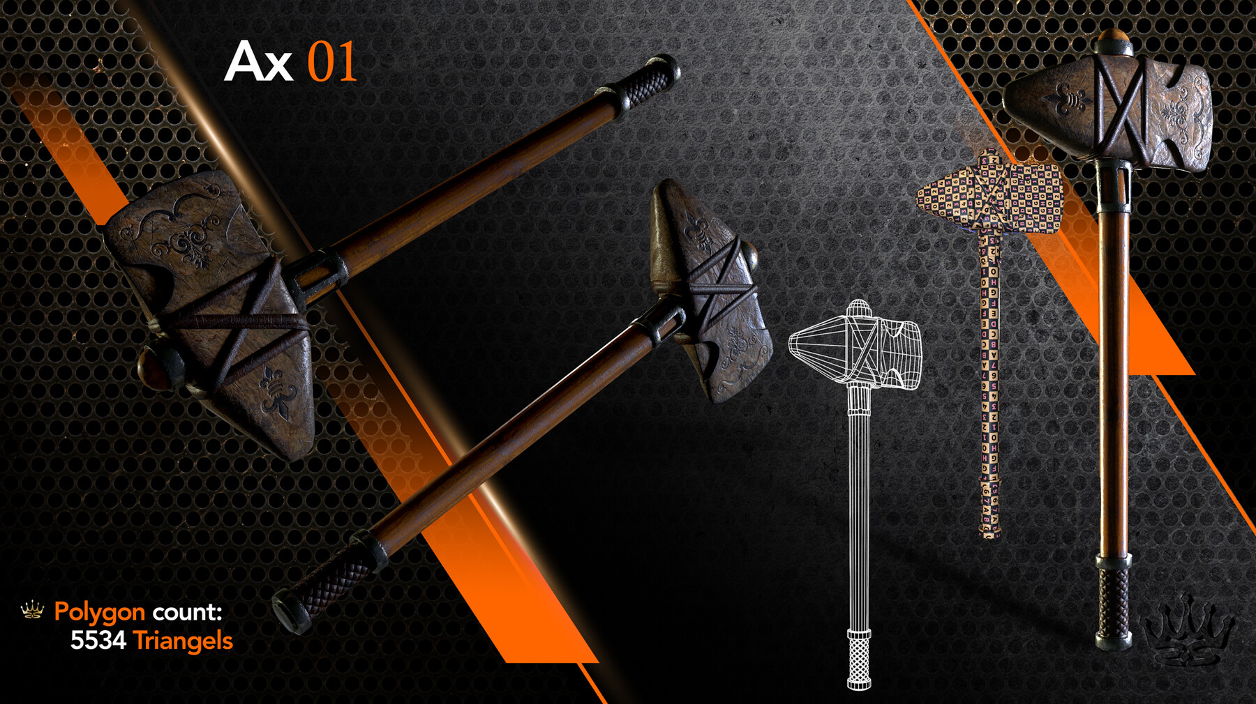 ArtStation - 20 Ax collection-vol-01 | Game Assets