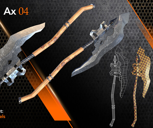 ArtStation - 20 Ax collection-vol-01 | Game Assets