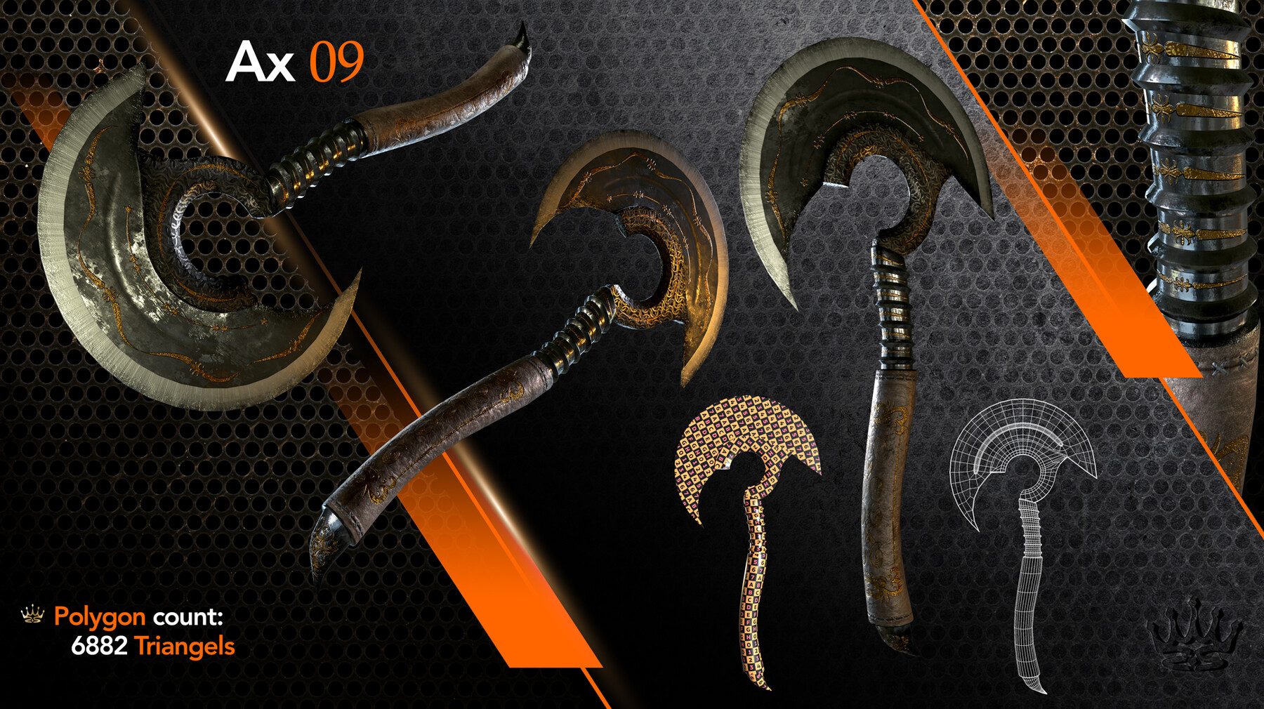 ArtStation - 20 Ax collection-vol-01 | Game Assets