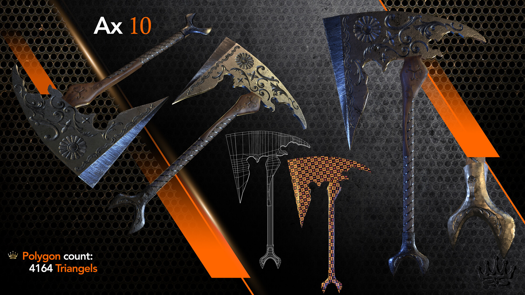 ArtStation - 20 Ax collection-vol-01 | Game Assets