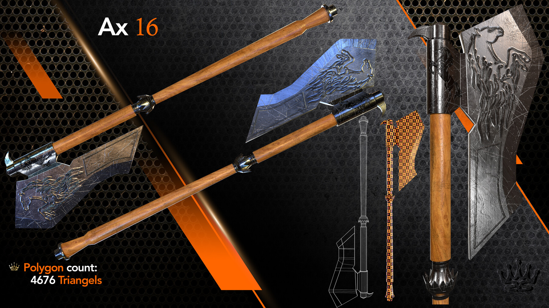 ArtStation - 20 Ax collection-vol-01 | Game Assets