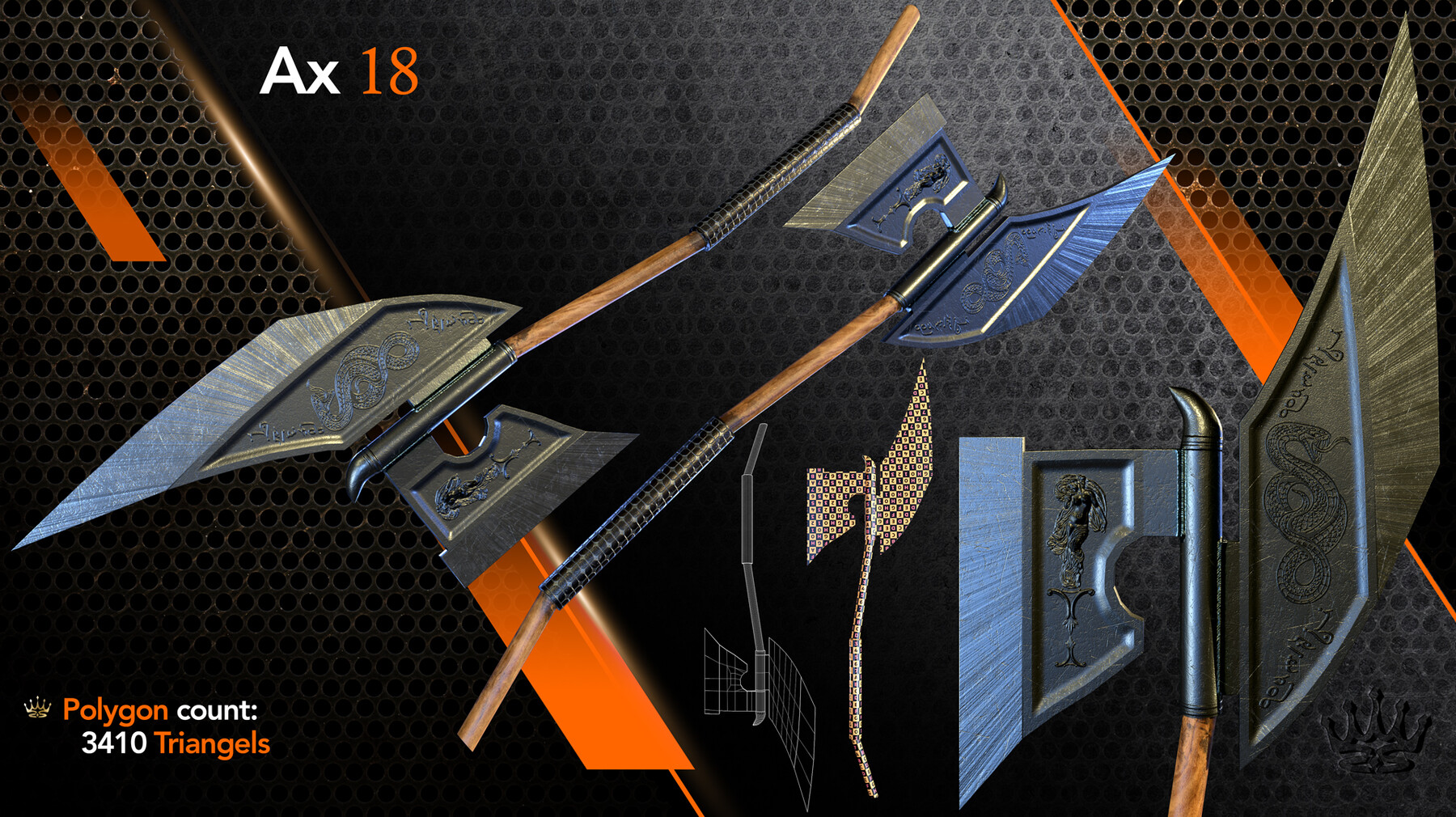 ArtStation - 20 Ax collection-vol-01 | Game Assets