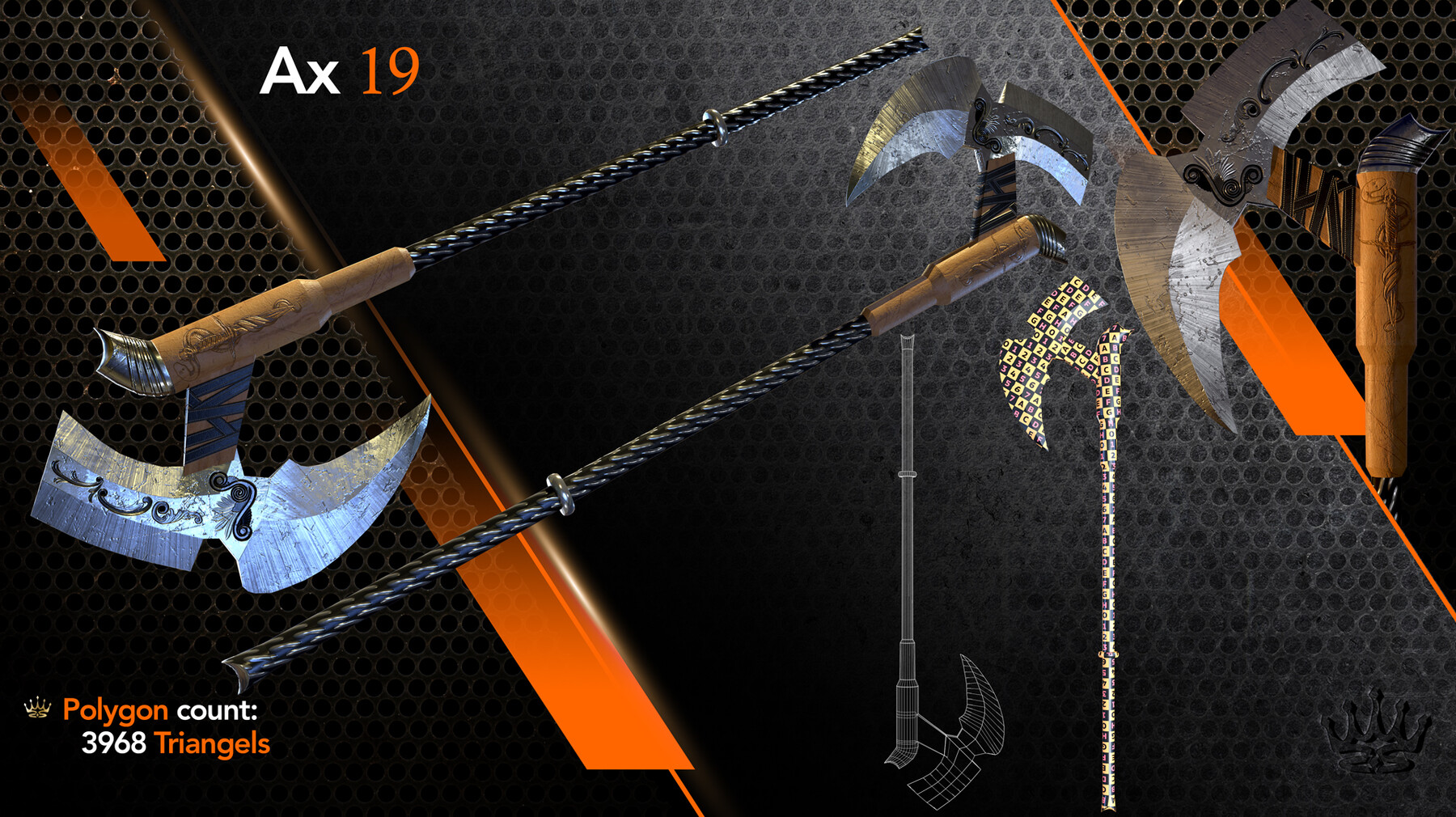 ArtStation - 20 Ax collection-vol-01 | Game Assets