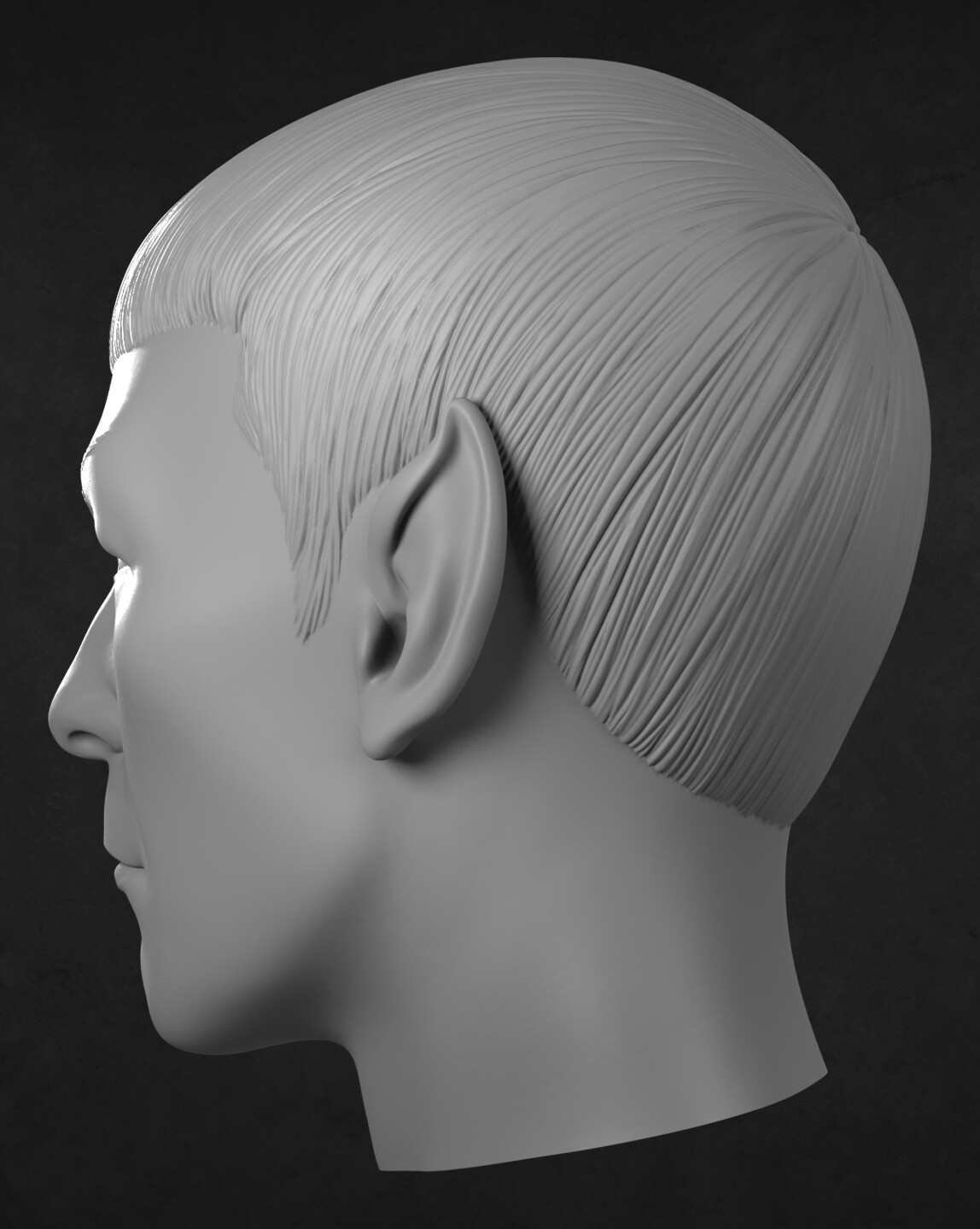 ArtStation - Spock 3D printable head | Resources