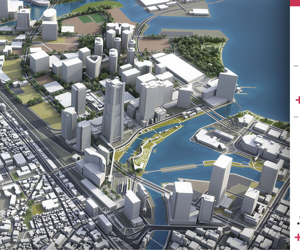 ArtStation - Yokohama - 3D city model | Resources