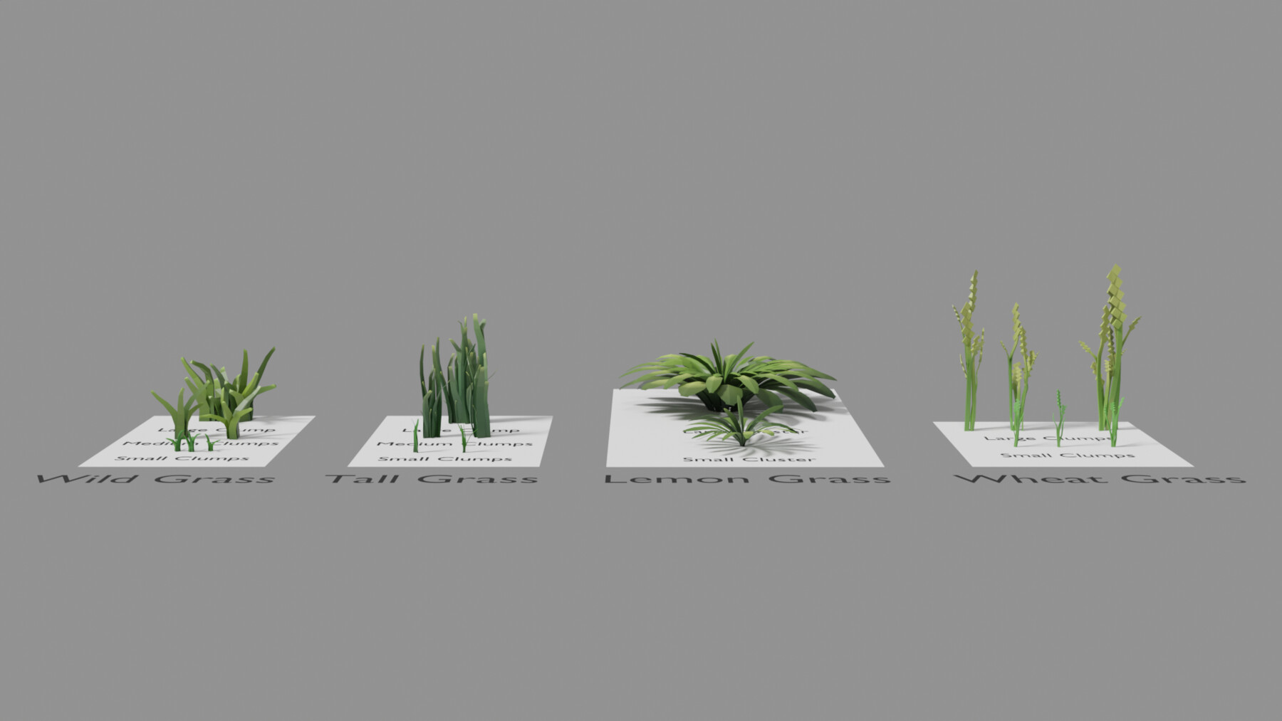 ArtStation - Low Poly Grass Asset Pack | Game Assets