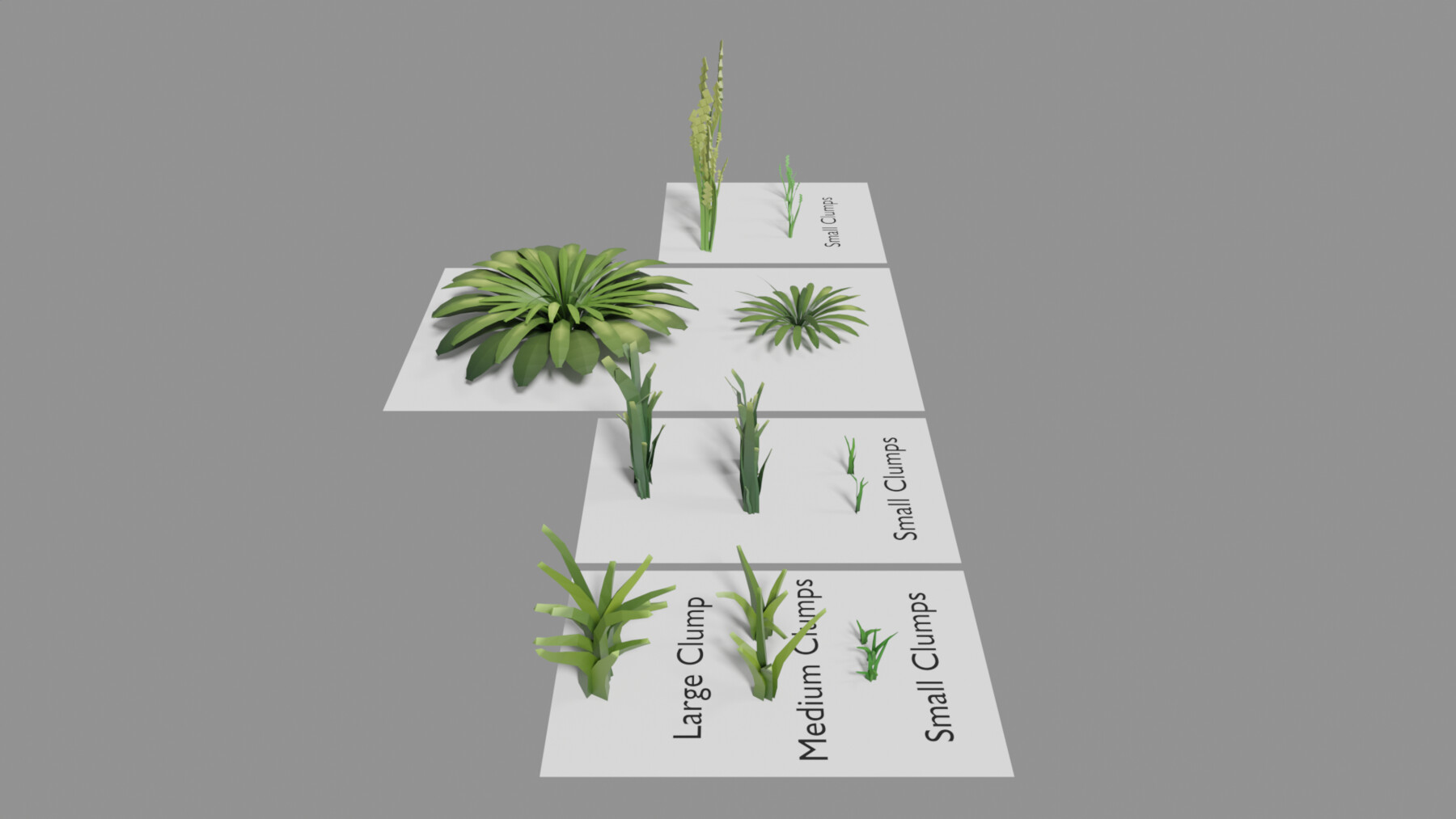 ArtStation - Low Poly Grass Asset Pack | Game Assets