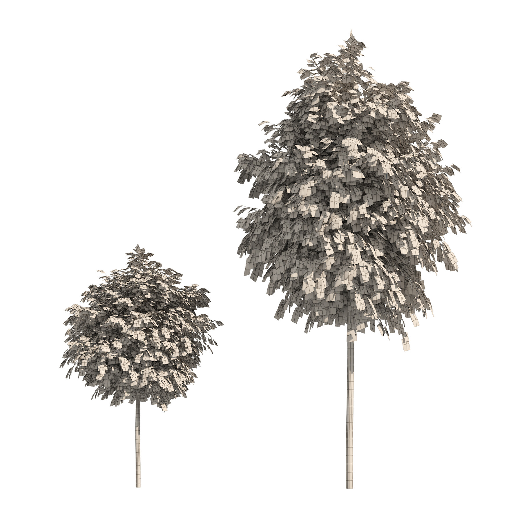 ArtStation - Street landscape tree 3d models | Resources