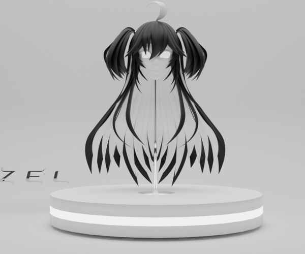 ArtStation - Anime Hair #2 | Game Assets