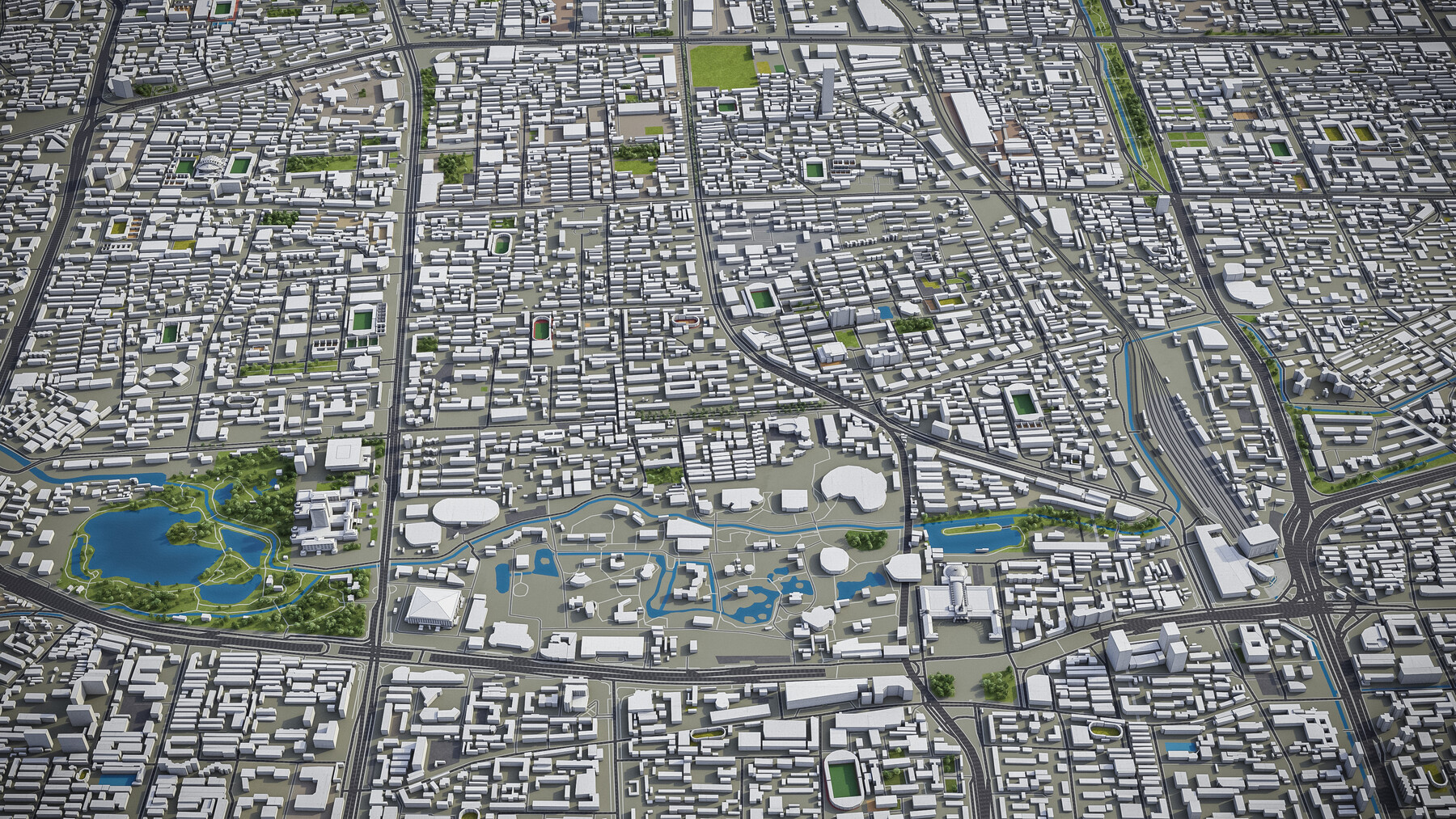 ArtStation - Beijing - 3D city model | Resources