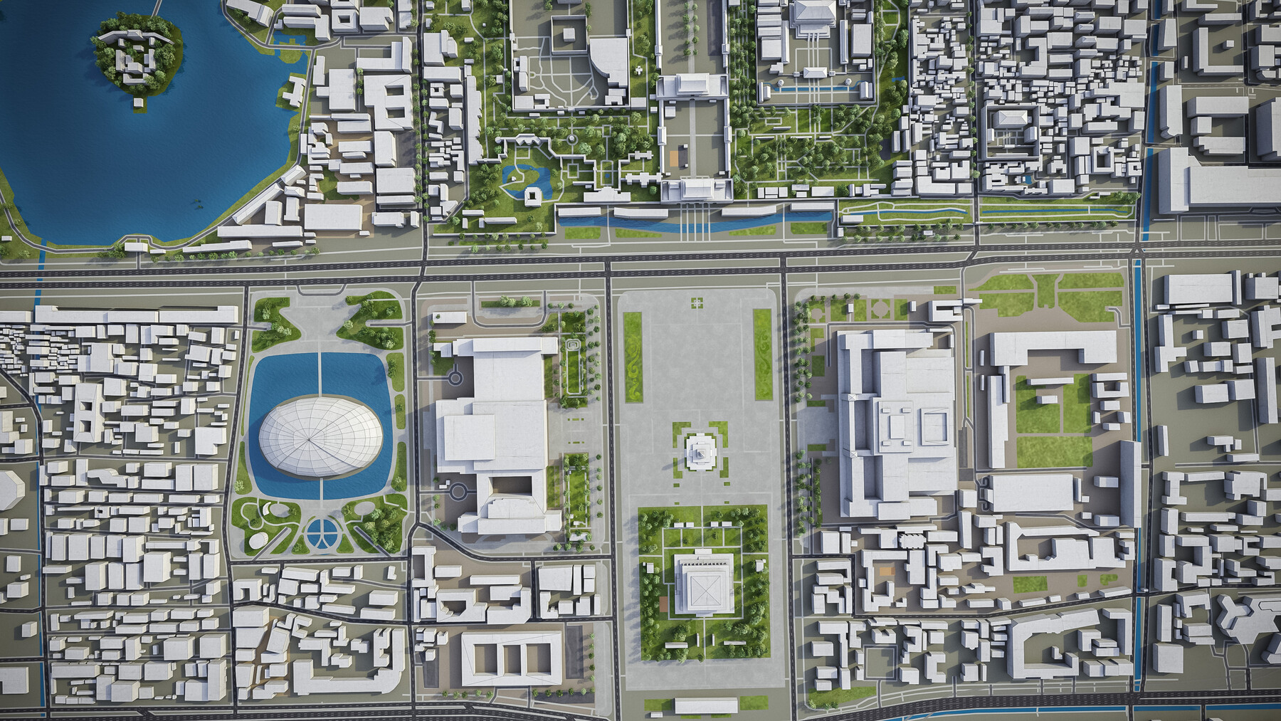 ArtStation - Beijing - 3D city model | Resources