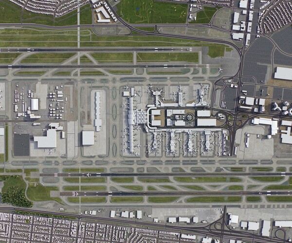 ArtStation - Los Angeles Airport - LAX | Resources