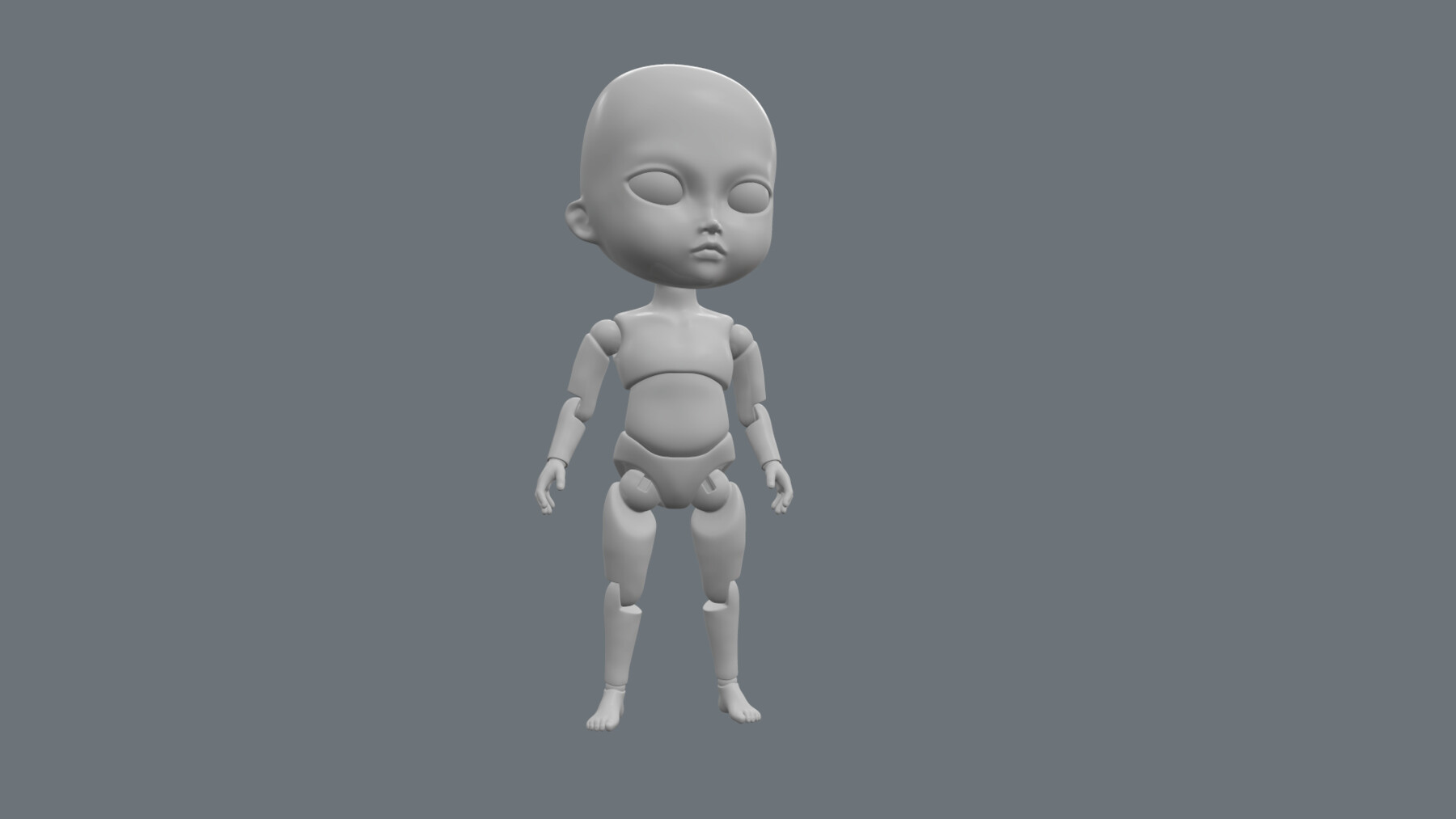 ArtStation - Bjd doll, obitsu, nendoroid, 3d bjd doll, 3d bjd model ...