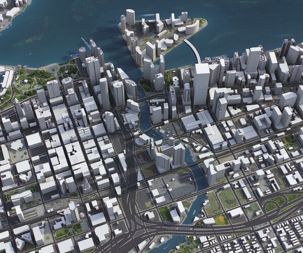 ArtStation - Miami - 3D city model | Resources