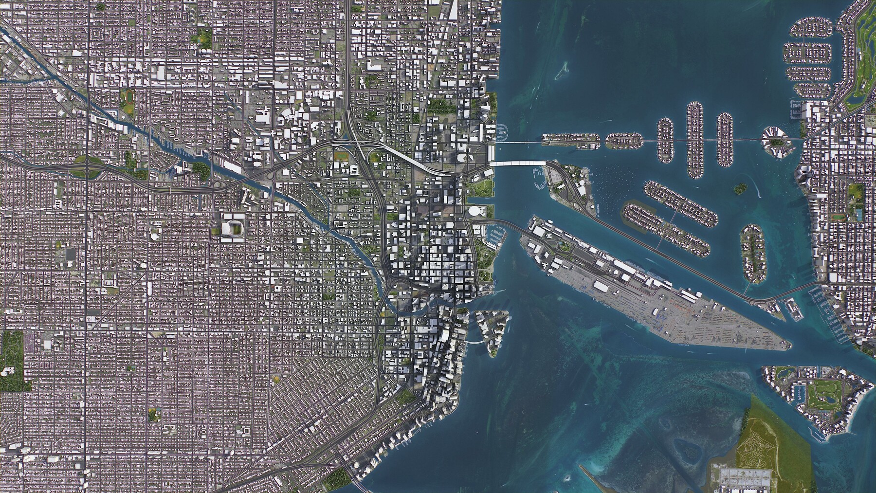 ArtStation - Miami - 3D city model | Resources