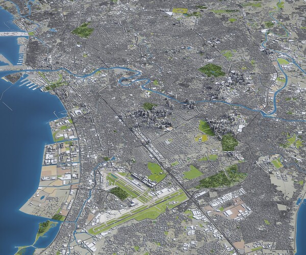 ArtStation - Manila - 3D city model | Resources