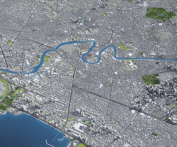 ArtStation - Manila - 3D city model | Resources