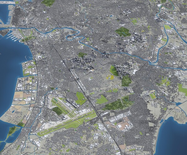 ArtStation - Manila - 3D city model | Resources