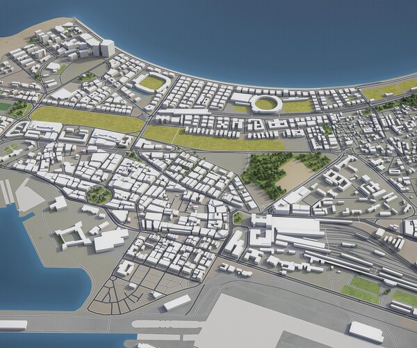 ArtStation - Mumbai - 3D city model | Resources