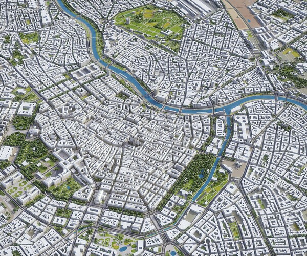 ArtStation - Vienna - 3D city model | Resources