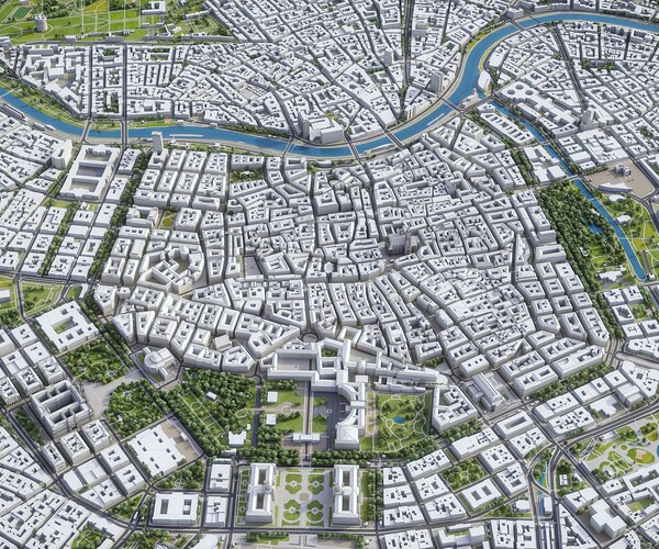 ArtStation - Vienna - 3D city model | Resources