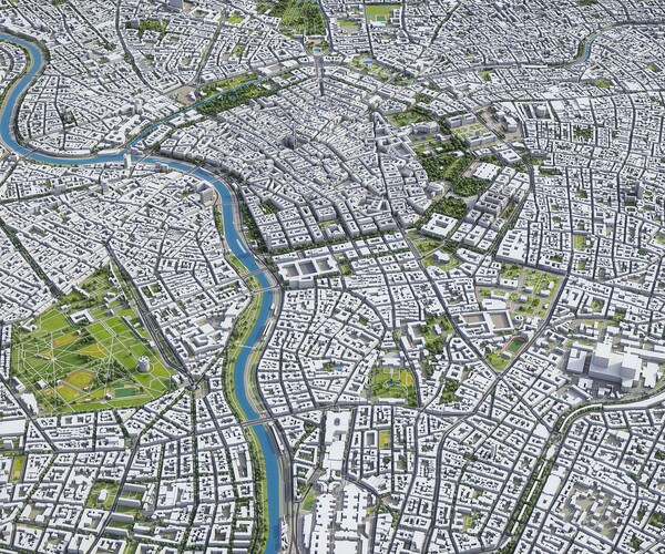 ArtStation - Vienna - 3D city model | Resources