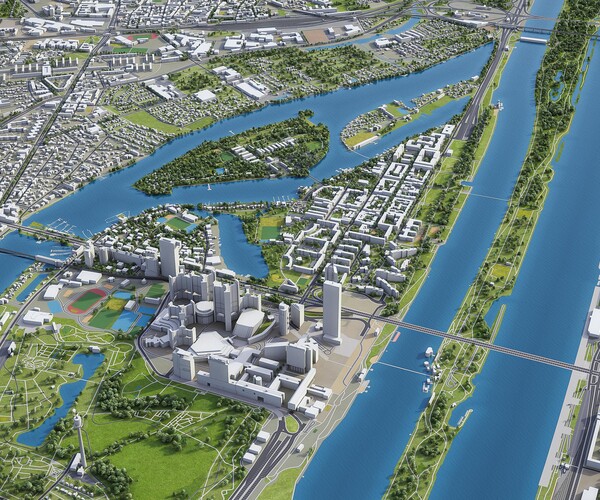 ArtStation - Vienna - 3D city model | Resources