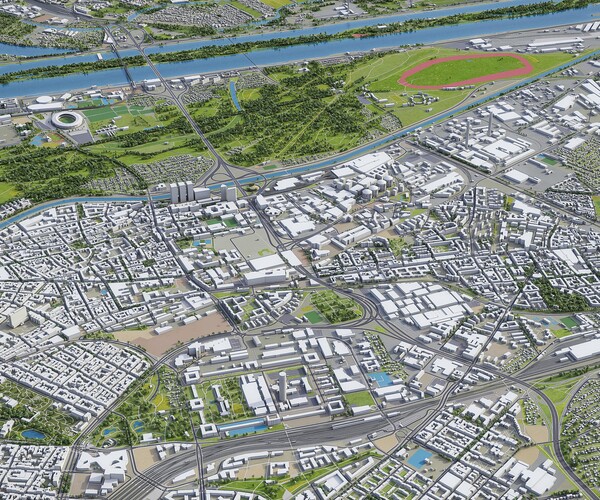ArtStation - Vienna - 3D city model | Resources