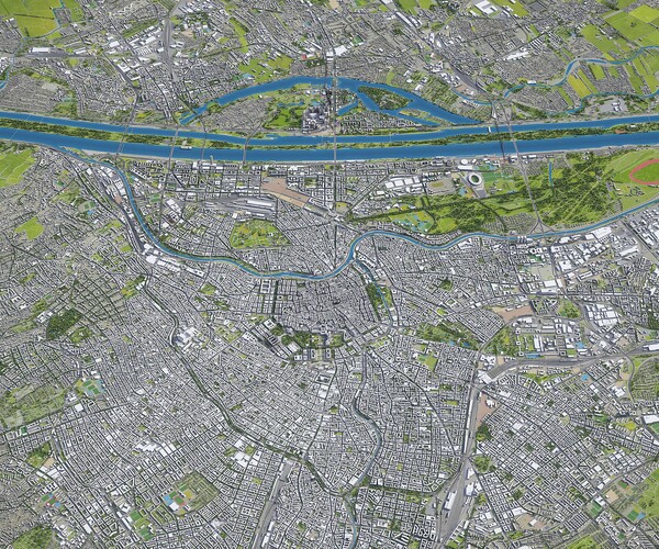 ArtStation - Vienna - 3D city model | Resources