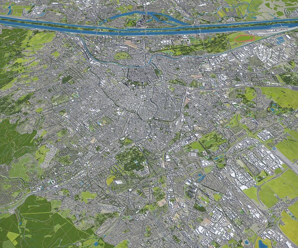 ArtStation - Vienna - 3D city model | Resources