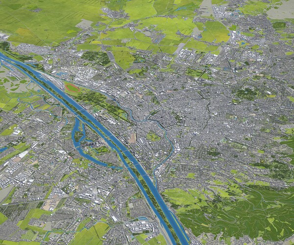 ArtStation - Vienna - 3D city model | Resources